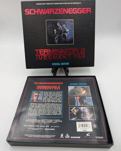 TERMINATOR 2 JUDGEMENT Day VHS Tapes Special Edition Box Set 1993 ...