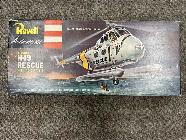 + REVELL SIKORSKY H-19 Rescue Helicopter Plastic Model Kit H227 $25.00 ...