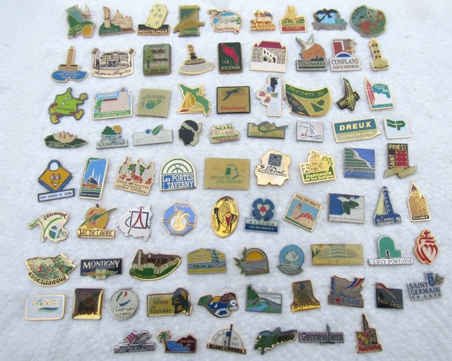 LOT DE 80 Pin's Villes Regions France EUR 15,00 - PicClick FR