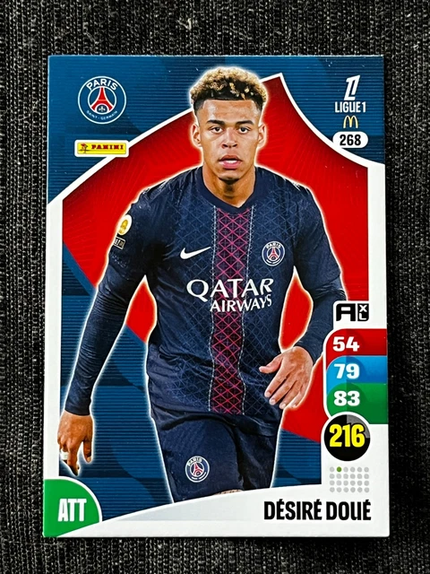CARD CARTE PANINI Adrenalyn Xl 2025/26 Desire Doue Paris Sg # 268 Rare ...