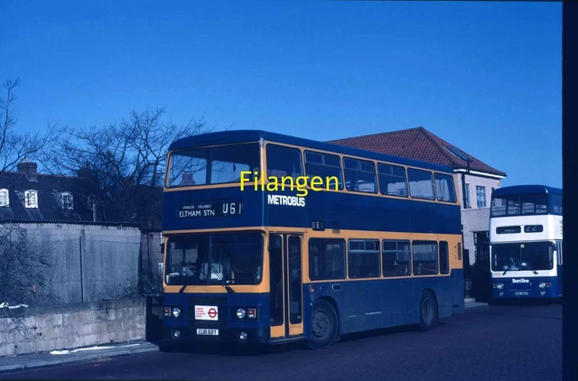 ORIGINAL BUS COLOUR SLIDE Metrobus Leyland Olympian CUB68Y £1.25 ...