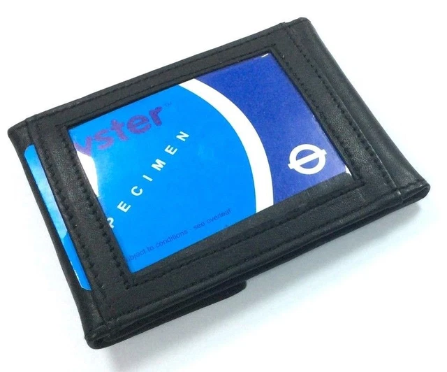TRAVEL CARD HOLDER Wallet Bus Pass Ticket soft Slim £5.90 - PicClick UK