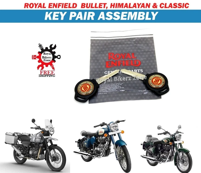 FIT FOR ROYAL Enfield "Key Pair Assembly" Bullet, Himalayan & Classic £ ...