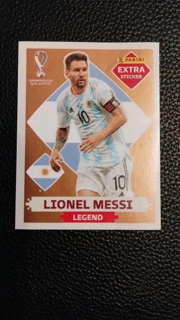 PANINI FIFA WORLD Cup 2022 Qatar / EXTRA Sticker / Bronze / Messi ...