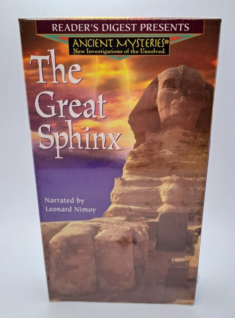 THE GREAT SPHINX VHS Leonard Nimoy Readers Digest Ancient Mysteries NEW ...
