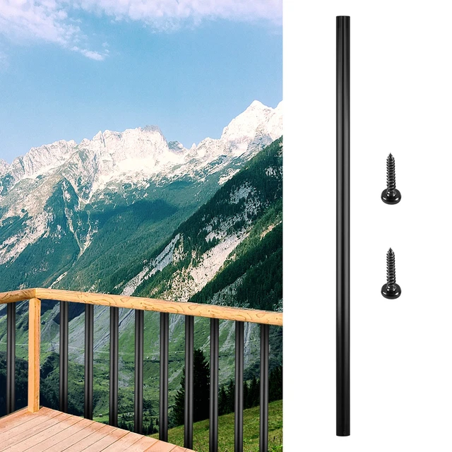 DECK BALUSTERS METAL Deck Spindles 51 Pack 32 inch Aluminum Alloy ...