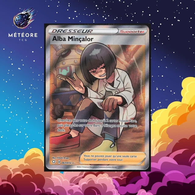CARTE POKÉMON ALBA Minçalor 067/072 Epée & Bouclier Destinées Radieuses ...