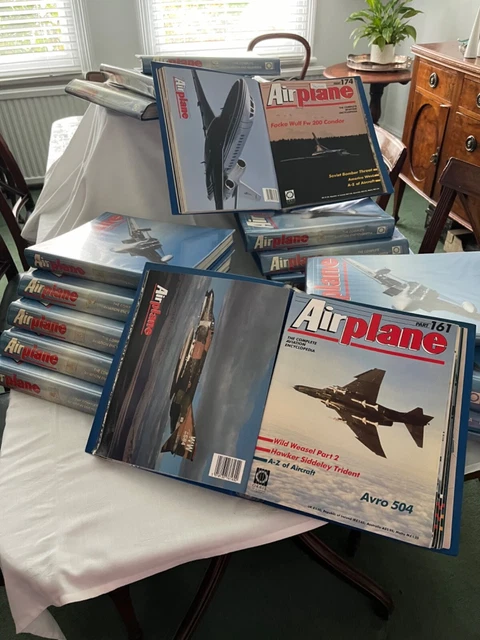 COMPLETE COLLECTION OF Airplane Magazines 18 complete volumes of the ...
