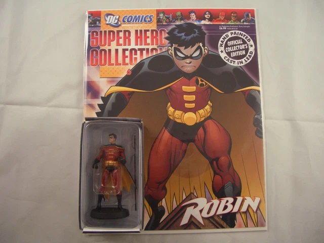 FIGURINE EAGLEMOSS DC Collection Robin avec magazine 6 EUR 26,03 ...