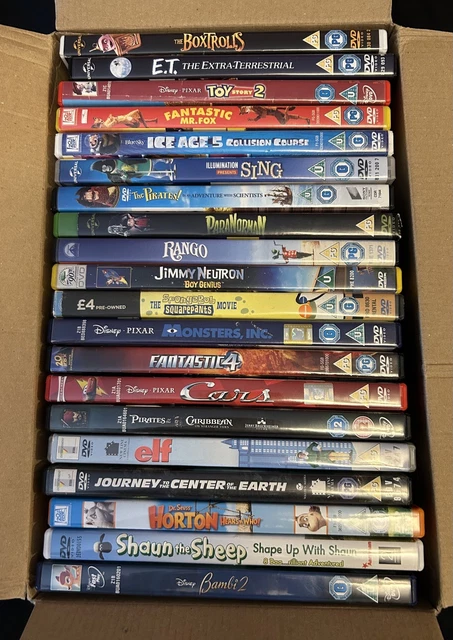 20 X DVD Kids Bundle Job Lot Animation Disney Pixar Etc Film Collection $34.79 - PicClick CA
