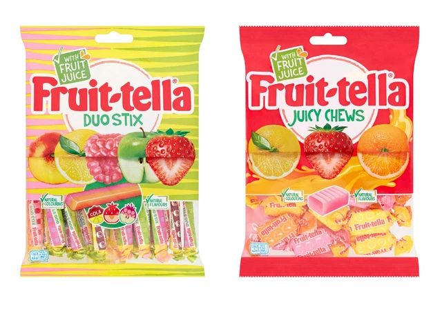 FRUITTELLA JUICY CHEWS 170g / Fruittella Duo Stix 160g x 2, 4 & 6 £7.89 ...