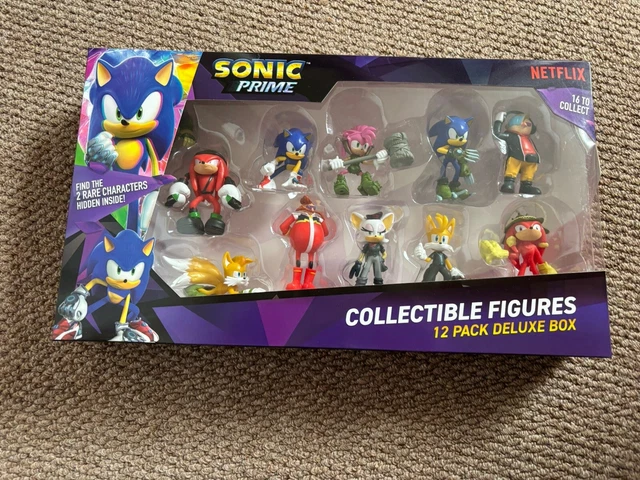 SONIC PRIME RARE HEDGEHOG COLLECTABLE FIGURES 25cm 12 PACK DELUXE BOX £ ...