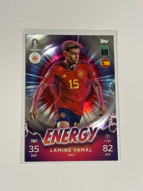 MATCH ATTAX UEFA Euro 2024 Lamine Yamal Energy Card No Gm9 EUR 28,29 ...