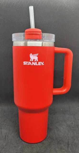 STANLEY CUP QUENCHER H2.0 Flowstate 40oz 1.18L Red Valentines Tumbler £ ...