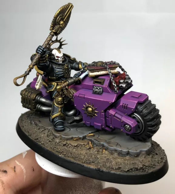 CUSTOM PAINTED WARHAMMER 40k primaris chaplain on bike $200.00 ... CUSTOM PAINTED WARHAMMER 40k primaris chaplain on bike $200.00 ...