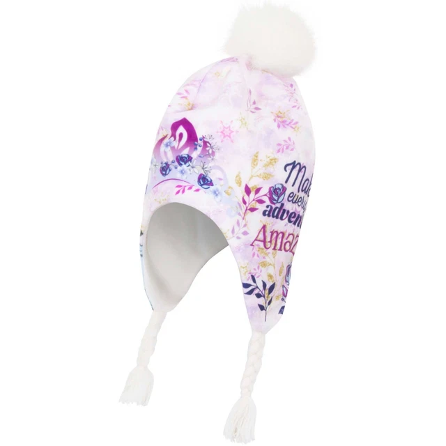 DISNEY FROZEN ELSA Anna Sisters Girls Adventure Pom Pom Fur Hat 54 Cm £ ...