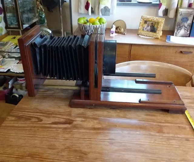 RARE STUDIO PLATE Camera for Restoration Stage Props Museum Steam Punk ...