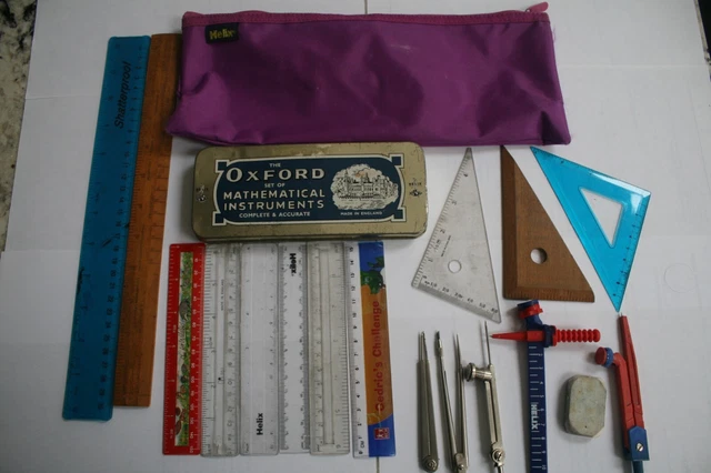 LARGE COLLECTION OF Mathematical Instruments (early 1970s onwards) £0. ...