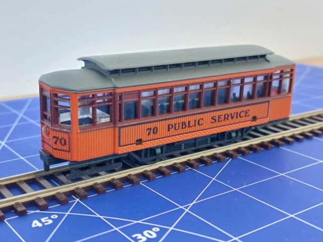 MEHANO (AHM) TRAM trolley trailer - Public Service #70 HO original box ...