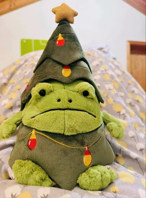 JELLYCAT RICKY RAIN-FROG Christmas Tree Plush Green Festive Toy Tag ...