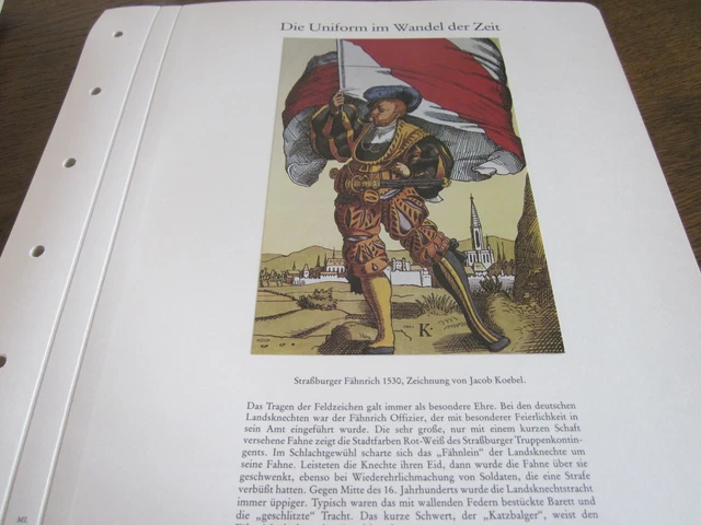 DEUTSCHES MILITÄR ARCHIV 4 Uniformen 4031 Straßburger Fähnrich 1530 EUR ...