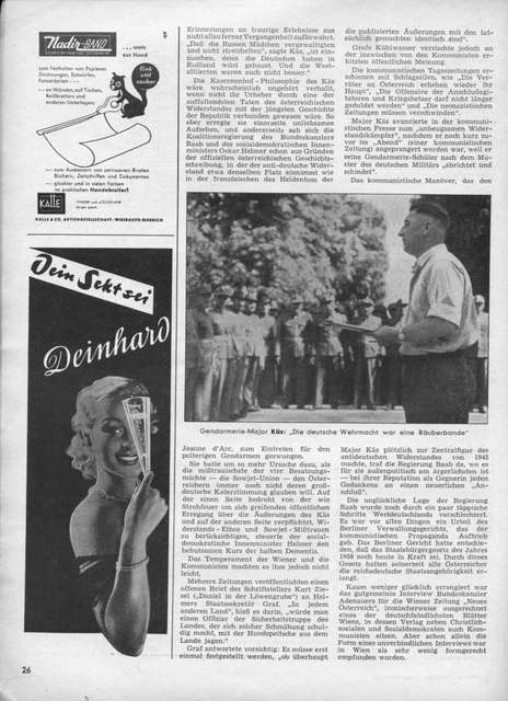 MAGAZIN DER SPIEGEL★HEFT #50 v 8.12.1954★GERSTENMAIER★BECHER★BRECHT ...