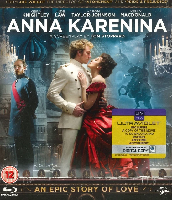 ANNA KARENINA (2012) Blu-Ray,Keira Knightley,Jude Law, Aaron Taylor-Johnson EUR 4,82 - PicClick IT