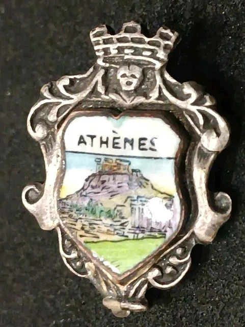 SPILLA PINS DISTINTIVO Stemma Simbolo Badge Logo Crest Turismo Atene ...