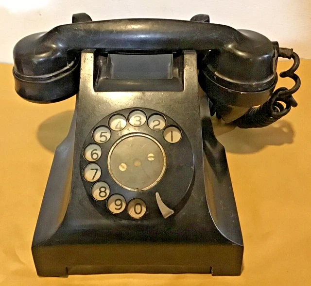 VINTAGE ITI BLACK Bakelite Telephone. £19.99 - PicClick UK