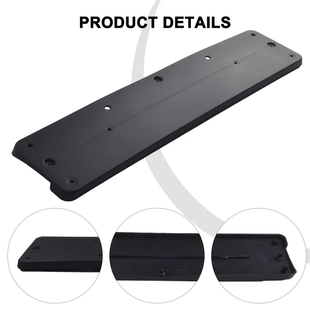 PLAQUE SUPPORT PARE-CHOC Immatriculation 1pcs 2128170078 Tout Neuf Auto ...