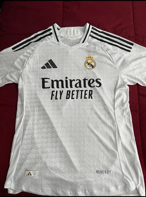 REAL MADRID ADIDAS 2024/25 Home Player Version Jersey Mbappe #9 - White ...