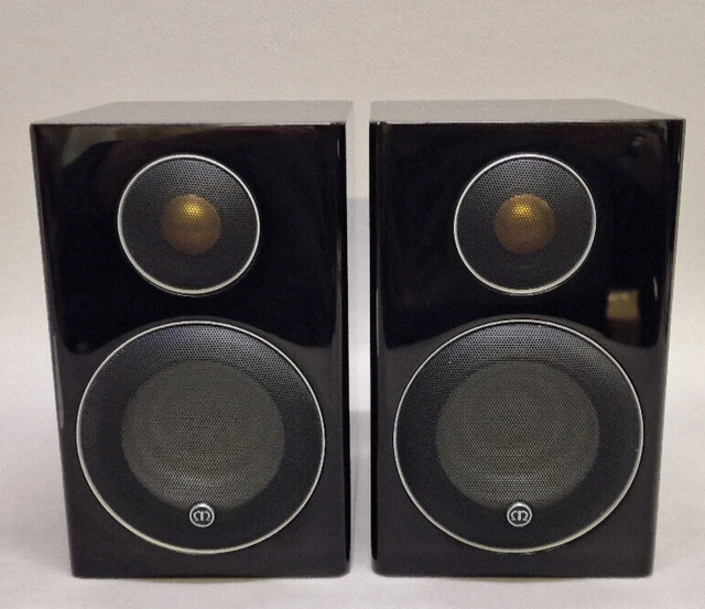 MONITOR AUDIO RADIUS 90 Bookshelf Speakers - Boxed £109.99 - PicClick UK