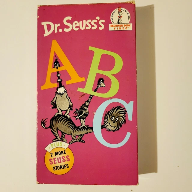 DR. SEUSS’S ABC VHS Video Tape BUY 2 GET 1 FREE! I Can Read With Eyes ...