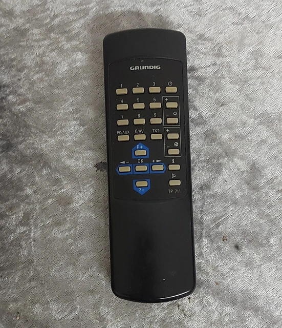 GENUINE ORIGINAL GRUNDIG Tp 711 Tv Remote Control Rc 711 EUR 12,00 ...