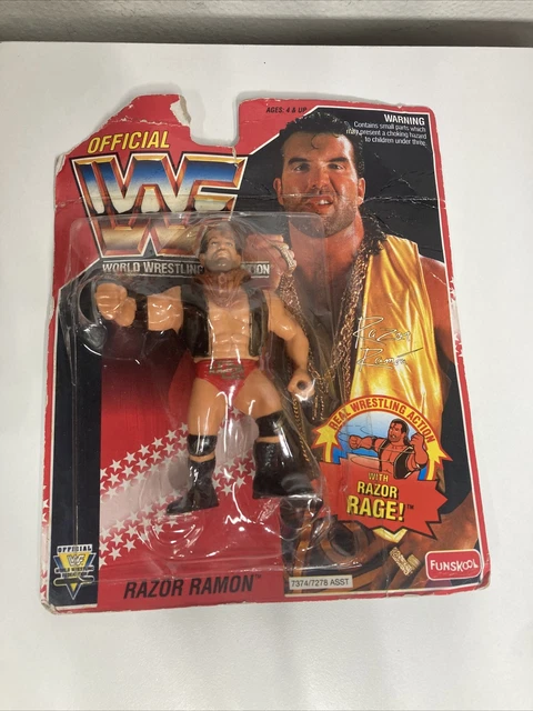 FUNSKOOL WWF RAZOR Ramon India Hasbro WWE WCW SCOTT Wrestling Figure ...