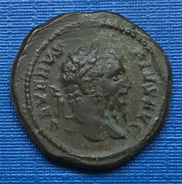 ANCIENT ROMAN BRONZE denarius Septimius Severus circa 193-211 AD - M18 ...