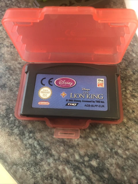 DISNEY PRINCESS + Disneys The Lion King GBA Nintendo GameBoy Advance ...