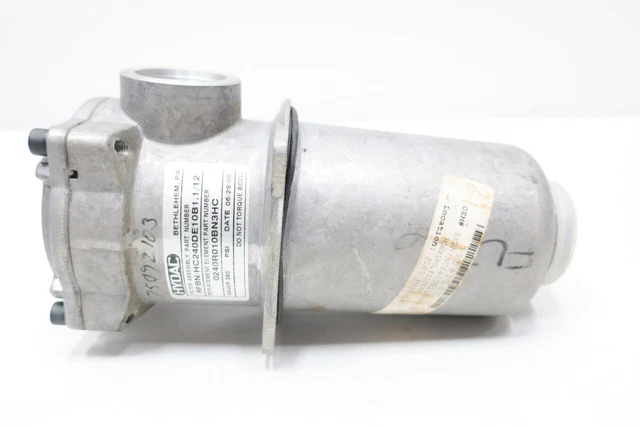 CONJUNTO DE FILTRO hidráulico Hydac RFBN/HC240DE20B1.1/12 360psi 1-1 ...