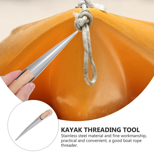 REPLACEMENT ROPE THREADER Stainless Steel Marine Pulley Boat Strap $22. ...