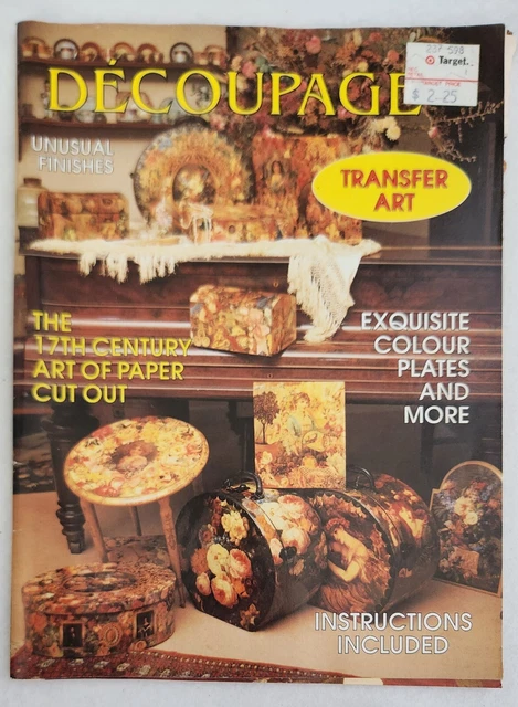 'UNUSUAL FINISHES' DECOUPAGE Magazine, Projects, Prints, Quilling ...