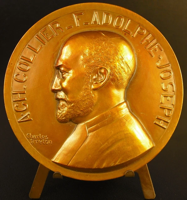 MEDAILLE À CHARLES Collier Frère Adolphe-Joseph sc Ch Breton c1940 ...