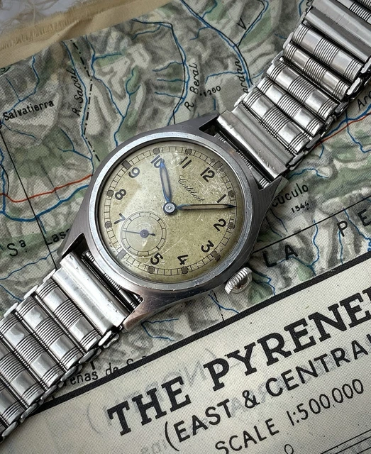 1940S WW2 CORTEBERT RAF Mountain Rescue Issue watch ref 6E/385 former ...