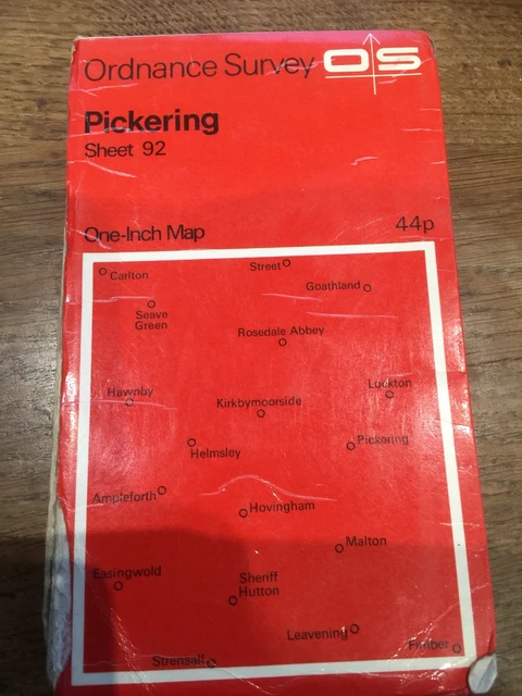 1960S OLD VINTAGE OS Ordnance Survey 1" Map Sheet 89 Lancaster & Kendal ...