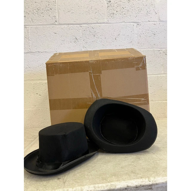 SET-OF-20 FELT TOP Hats for Magician, Derby, Costume Victorian ...