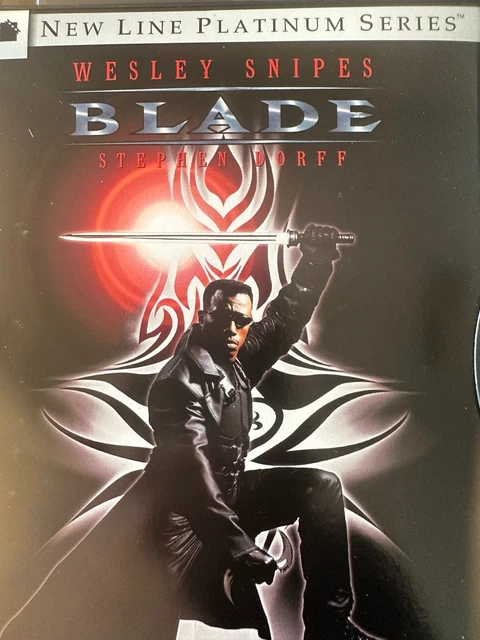 BLADE (1998) DVD Snapcase Wesley Snipes Exc Cond! New Line Platinum ...