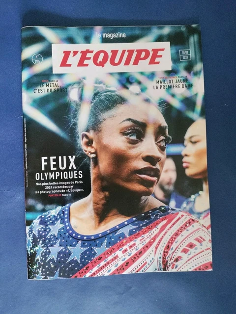 JEUX OLYMPIQUES PARIS 2024 L Équipe Magazine 10/8/2024 "FEUX OLYMPIQUES " EUR 7,00 - PicClick FR