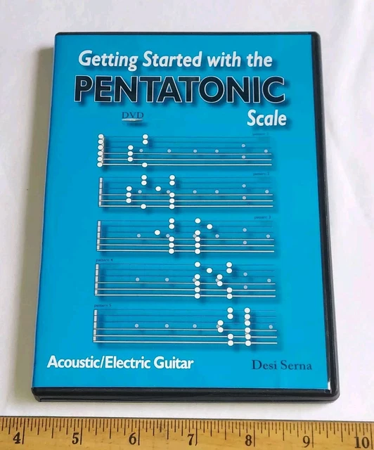 GETTING STARTED WITH Pentatonic Scale acoustic electric guitar DVD Desi ...
