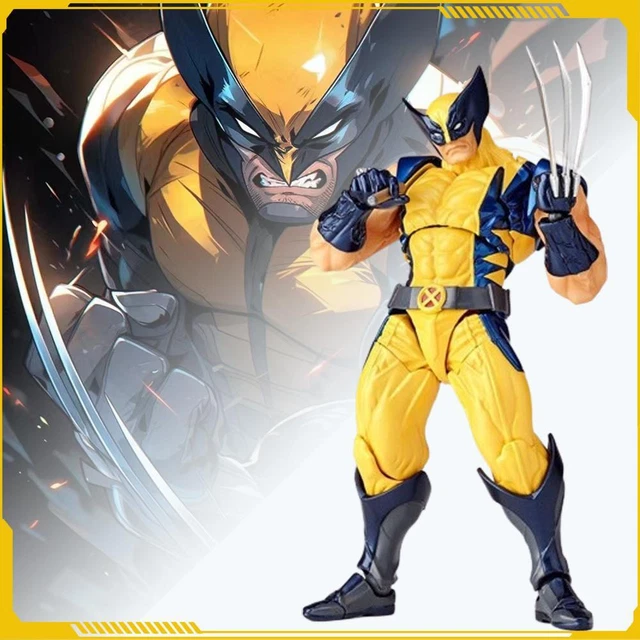 SHF ANIME XMAN Wolverine 6" Model Kaiyodo Revoltech Amazing Yamaguchi ...