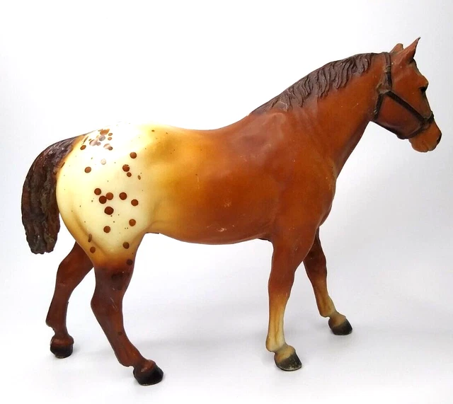 VINTAGE BREYER TRADITIONAL Quarter Horse QH Gelding, Chestnut Appaloosa ...
