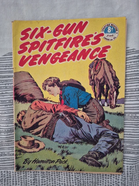 SIX-GUN SPITFIRES VENGEANCE RARE 1950's AUSTRALIAN PULP FICTION EUR 10 ...